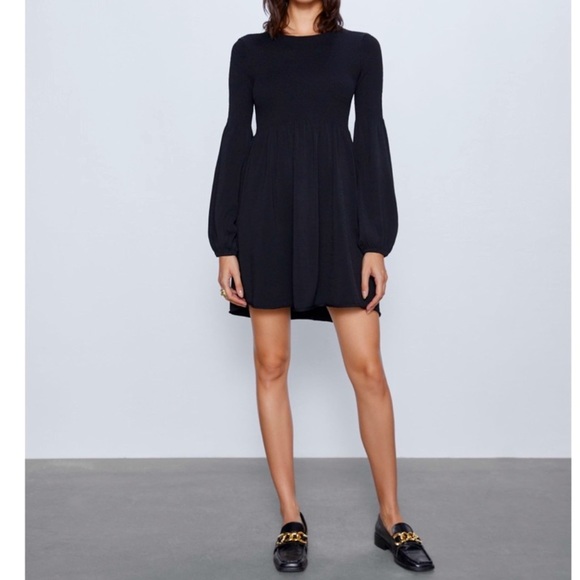 Zara | Dresses | Zara Elastic Trim Mini Dress | Poshmark